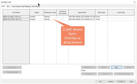 link overlay vs attachment in c4r autodesk community