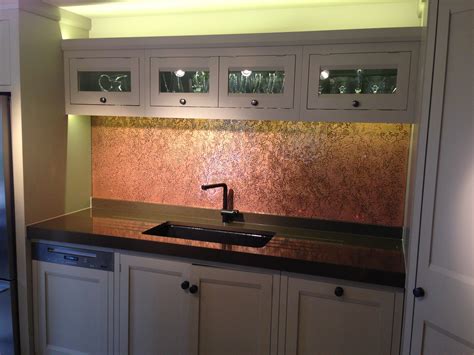 Copper Silver Splashbacks Kag Glass Splashbacks