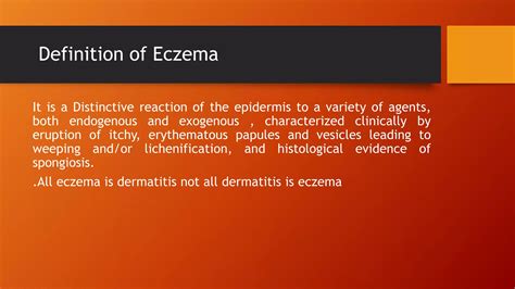 Presentation Eczema Ppt