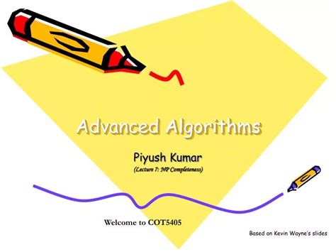 Ppt Advanced Algorithms Powerpoint Presentation Free Download Id