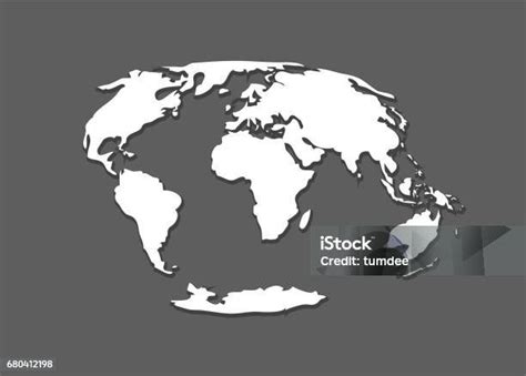 世界地圖和地球儀圖向量圖形及更多世界地圖圖片 世界地圖 亞洲 側影 Istock