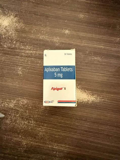 Apixaban 5 Mg Tablet At ₹ 500box Pharmaceuticals Injection In