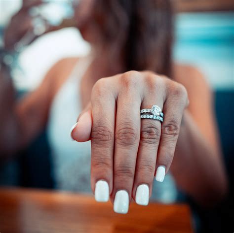 Wearing Engagement And Wedding Rings In Public With Clarity