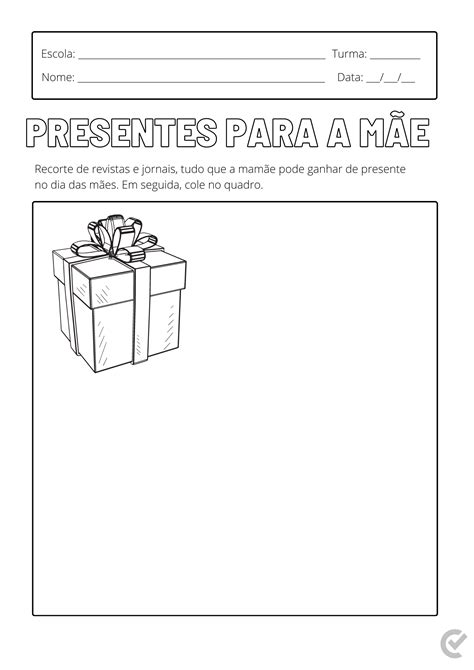 Atividades De Dia Das Mães Para Educação Infantil