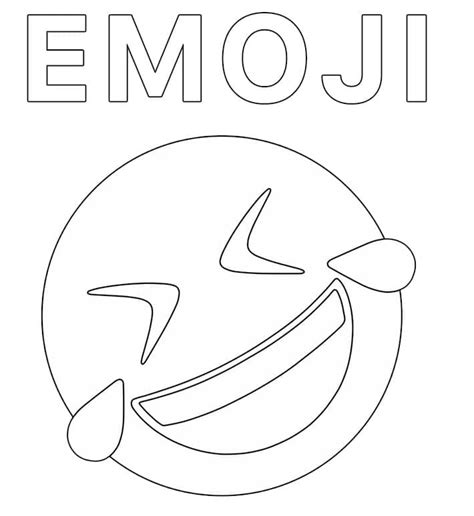 Coloriage Emoji à imprimer sur ColoriageEnfant