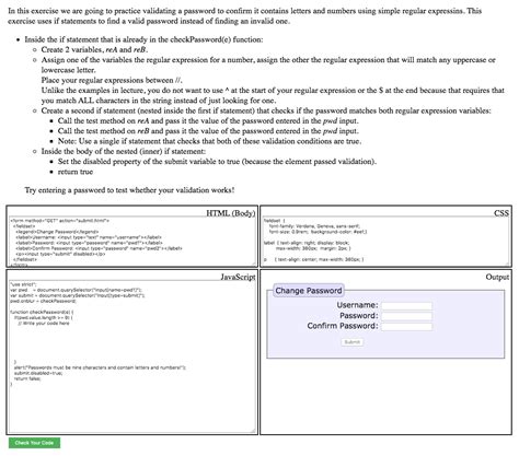 In This Exercise We Are Going To Practice Validating Chegg