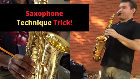 Saxophone Technique Exercises Youtube
