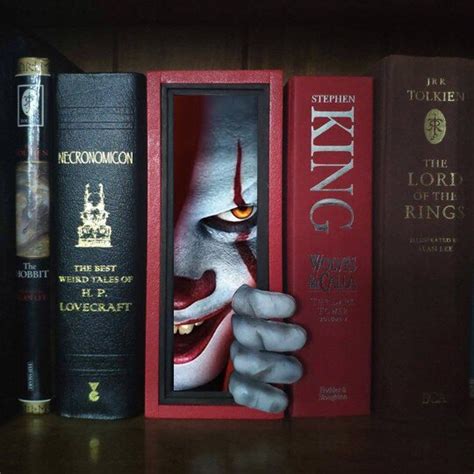 3d Pennywise It Book Nook Book Nooks Room Box Miniatures