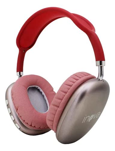 Fone De Ouvido Bluetooth Sem Fio Headphone Wireless Inova Cor Vermelho Mercadolivre