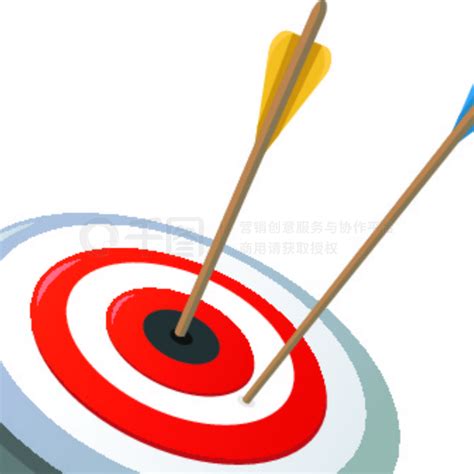 插图免抠元素 目标图标。网络目标矢量图标的卡通插图。目标图标，卡通风格 模板免费下载 Eps格式 446像素 编号41426047 千图网
