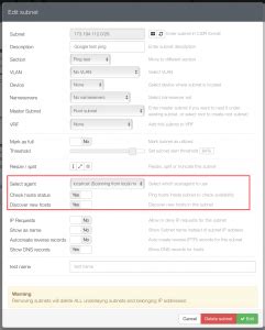 PhpIPAM Automatic Host Availability Discovery Check PING Errors HeelpBook