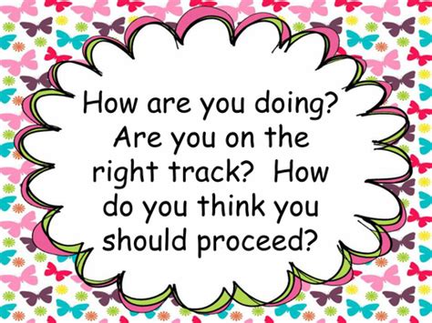 Metacognition Thinking Stems And Questions Teaching Resources