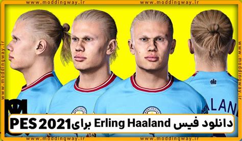 فیس Erling Haaland برای Pes 2021 تبدیلی از Fifa 23 مودینگ وی