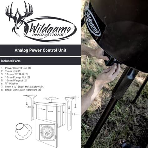 Wildgame Innovations Trophy Hunter 6v Analog Feeder Kit
