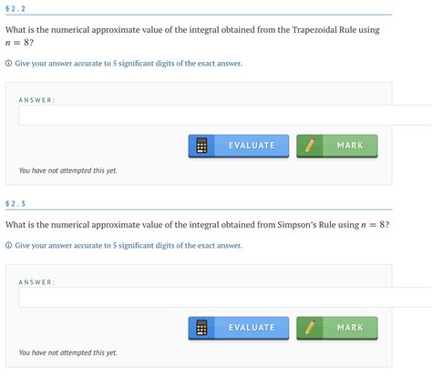 Solved Consider The Definite Integral ∫05−4exdx §21 What Is