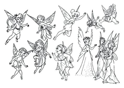 Tinkerbell Vidia Coloring Page