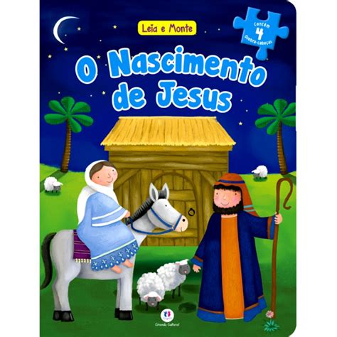 Livro Quebra cabeça o nascimento de jesus