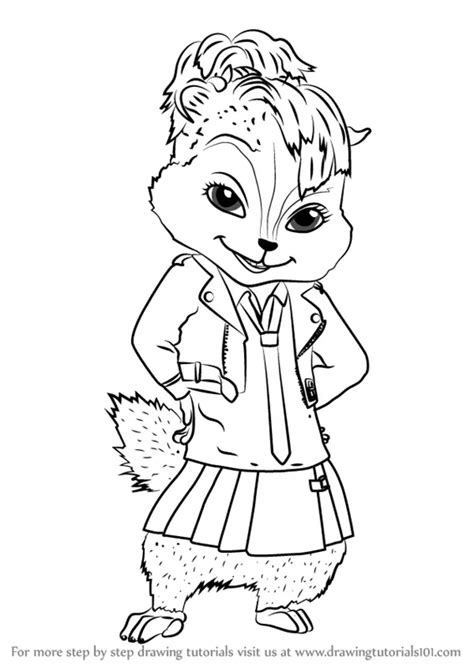 Alvin And The Chipmunks And The Chipettes Drawings