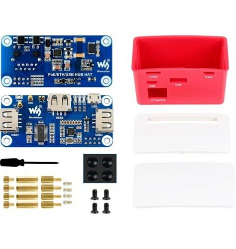 Poe 이더넷usb Hub 박스 Poeethusb Hat용 라즈베리 파이 제로 2wh라즈베리 제로pi Zer 티몬