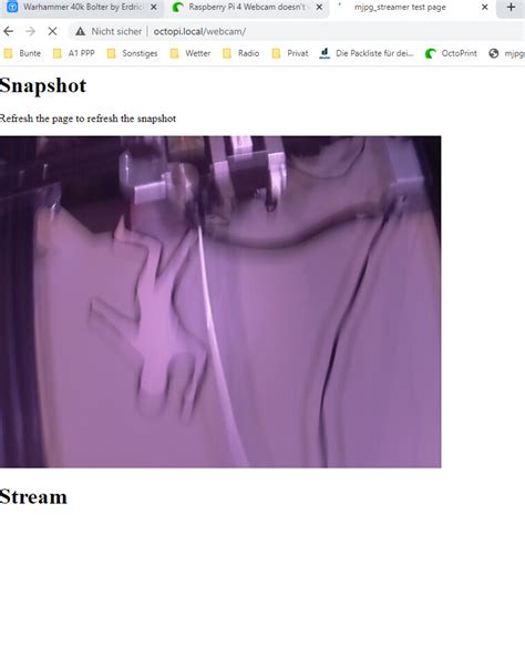 Raspberry Pi 4 Webcam Doesnt Work Webcams Octoprint Community Forum