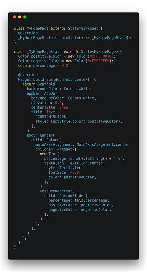 Building A Custom Slider In Flutter With Gesturedetector By Rjs Tech Medium