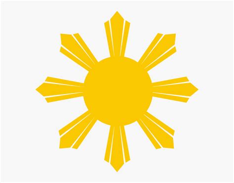 Philippine Flag Sun Png Transparent Png Transparent Png Image PNGitem