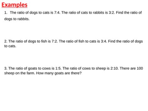 Combining Ratios Gcse Style Questions Teaching Resources