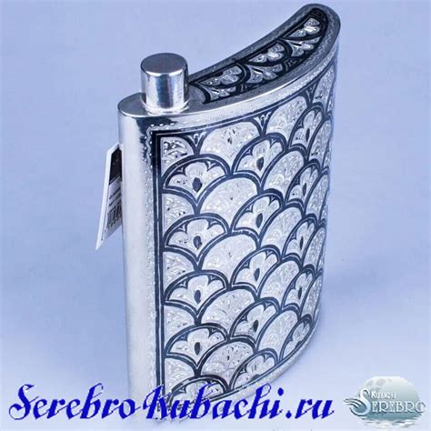 Походная фляжка серебро 875* купить Недорого!