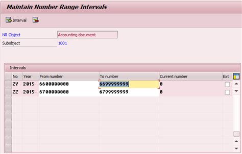 all about sap document number range configuration in sap