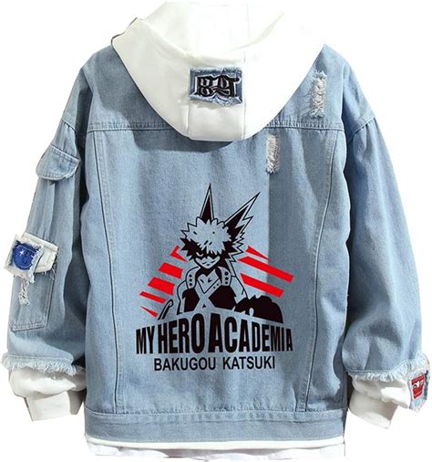 Dhspkn My Hero Academia Hoodie Izuku Deku Todoroki Shoto Jacket Cosplay