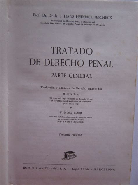 Tratado De Derecho Penal Parte General 2 Tomos Mercado Libre