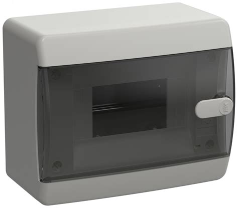 UNION Compact Корпус пластиковый ЩРН-П-6 IP41 черная прозрачная дверь ...