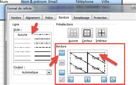 Les Bordures Ajouter Modifier Supprimer Et Colorier Formation Excel