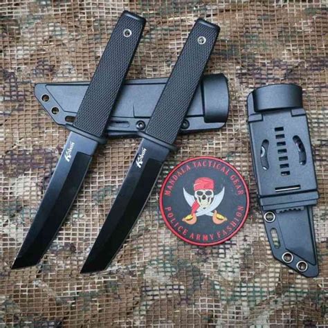 Promo PISAU KOBUN KYDEX HOLSTER TACTICAL KNIFE COLD STEEL BLACK Diskon