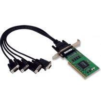 Easy World Automation MOXA CP E A W O Cable PCI Express Serial Board