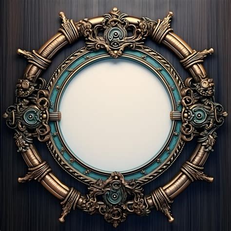 Premium Ai Image Nautical Themed Ornamental Frame