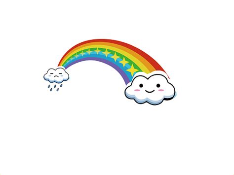 彩虹雨素材 彩虹雨图片 彩虹雨素材图片下载 觅知网