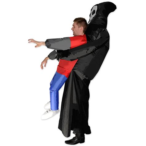 Inflatable Grim Reaper Illusion Costume The Green Head