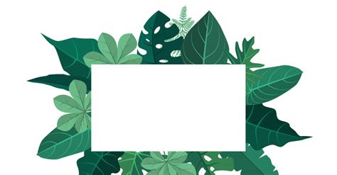 Rectangle Green Border Illustration Templatemonster