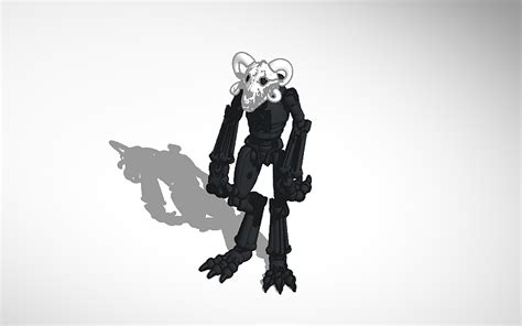 3d Design Wendigo According To Popculture Tinkercad