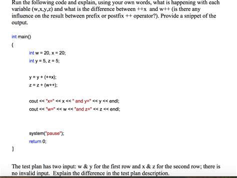 Solved The Following Code And Ex Run Plain Using Your Own