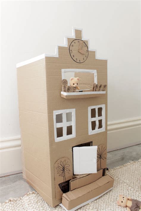 Cardboard Box Craft Diy Dollhouse 40 Off