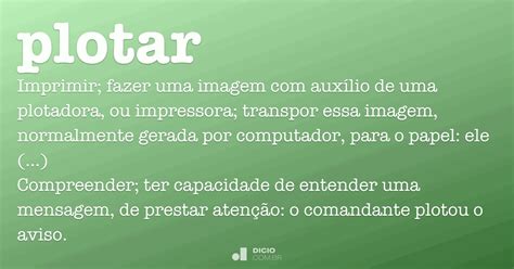 Plotar Dicio Dicionário Online De Português