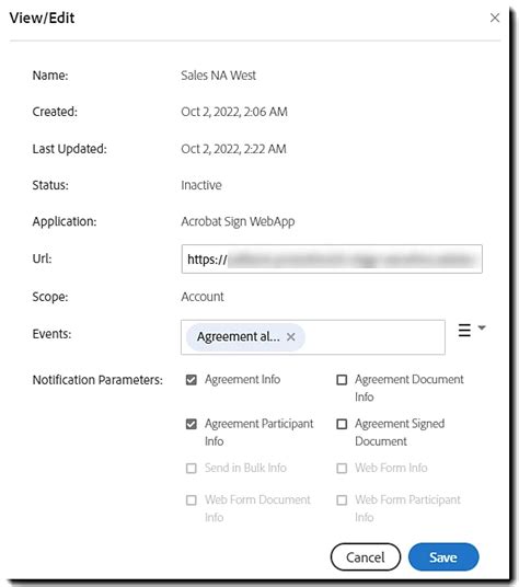 View Or Edit A Webhook
