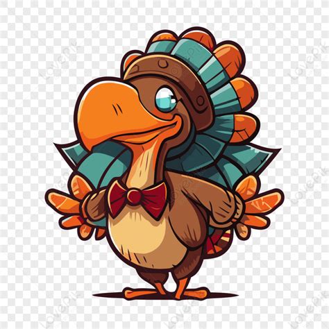행복한 추수 감사절 칠면조 벡터상표클립 아트만화 Png 일러스트 무료 다운로드 Lovepik