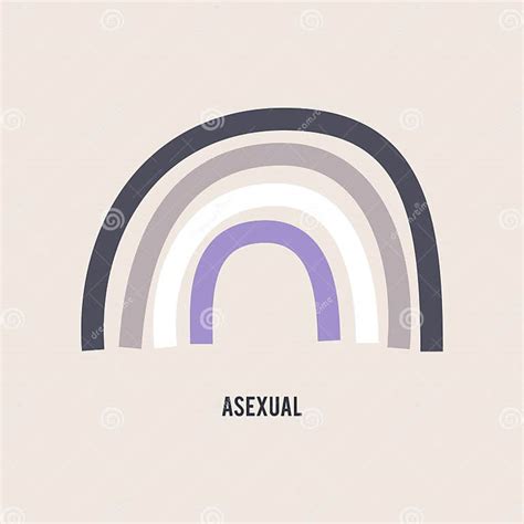 Lgbtq Pride Rainbow Flag Lgbt Community Design Asexual Stock Vector