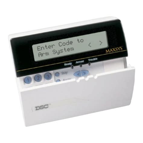 Dsc Maxsys Pc4010 Instruction Manual Pdf Download Manualslib