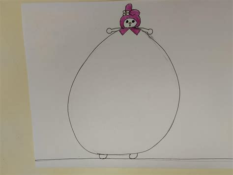Giant Bloated My Melody By 95darts On Deviantart
