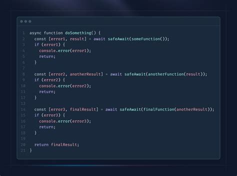shaban eissa on linkedin 🚀 cleaner javascript promises with safe await