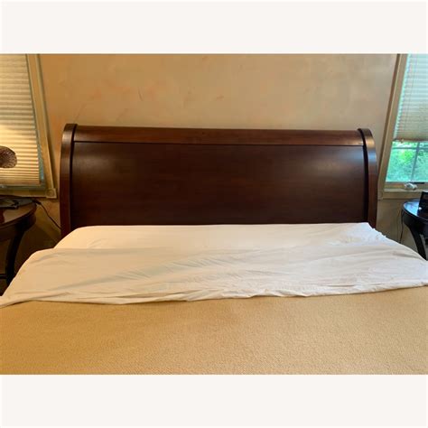 Pottery Barn King Size Mahogany Headboard Aptdeco